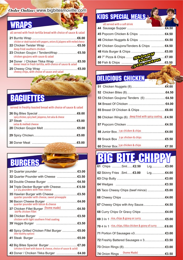 Big Bites Takeaway Moville