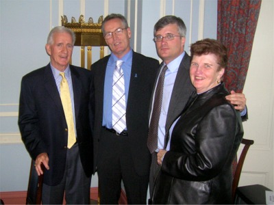 Alan Doherty fundraising and Brain Kavanagh in Buncrana Inishowen